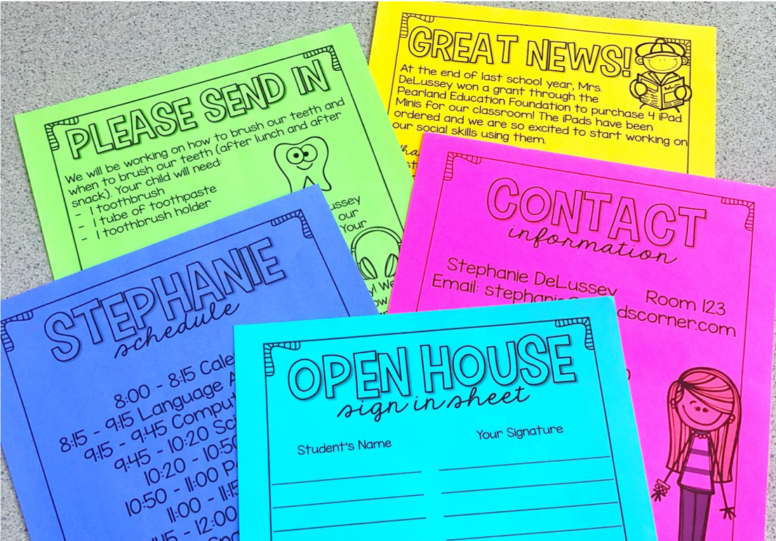 Open House + Back to School – mrsdsshop