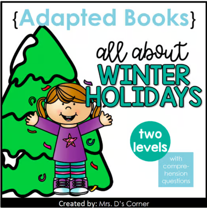 All About Winter Holidays Adapted Book [Level 1 and 2] – mrsdsshop