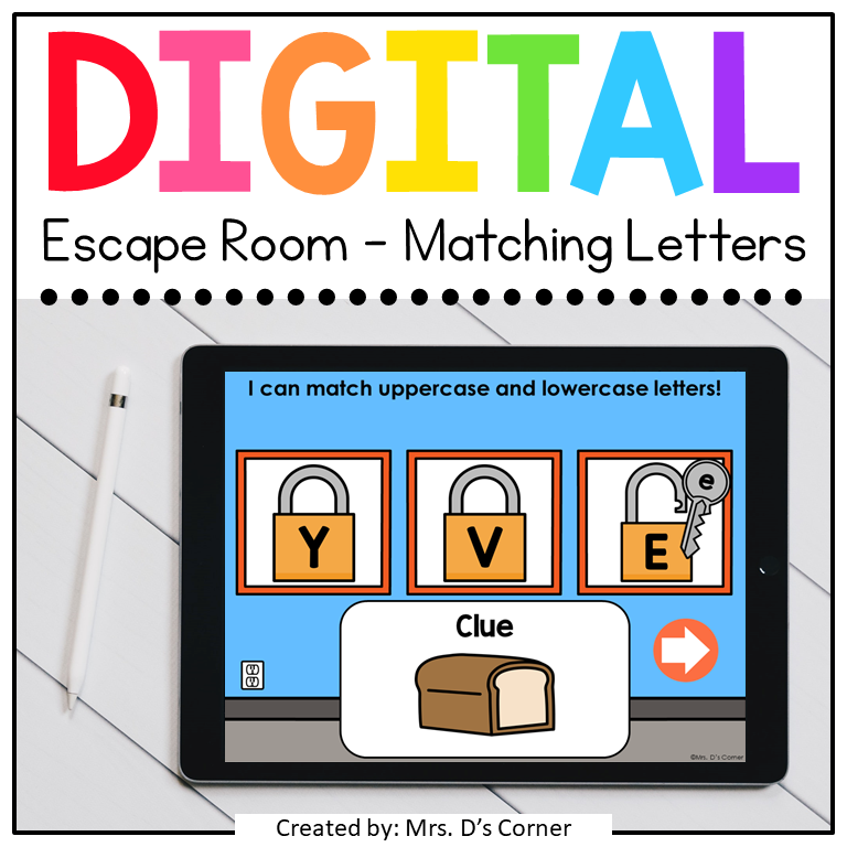 Alphabet Escape Room Digital Activity | Distance Learning – mrsdsshop