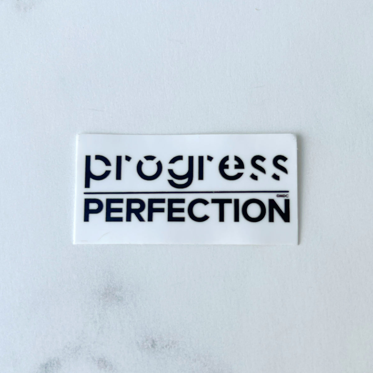 Progress Over Perfection Sticker – mrsdsshop