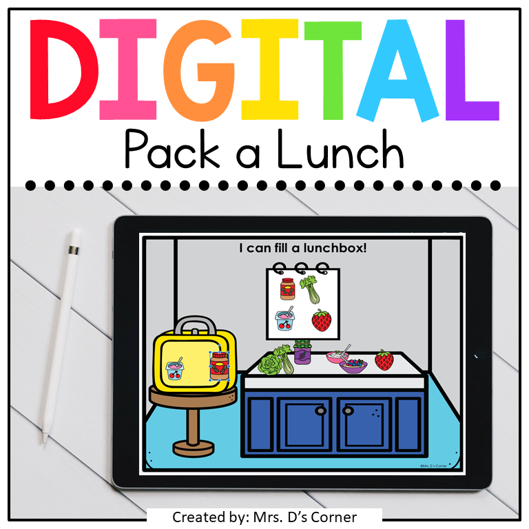 Packing a Lunch for School Digital Activity | Distance Learning – mrsdsshop