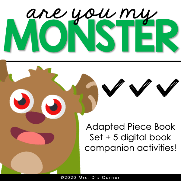 Are You My Monster? Digital Book Companion + Adapted Piece Book Set ...