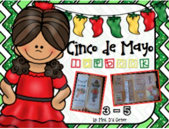 Cinco de Mayo Lapbook | Grades 3 - 5 [8 foldables] – mrsdsshop