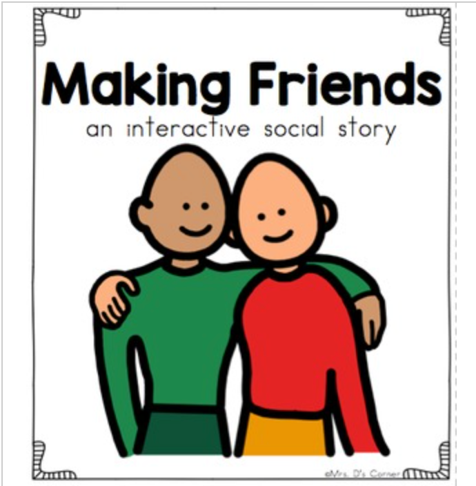 Making Friends Interactive Storyboard [for Autism] | Making Friends So ...