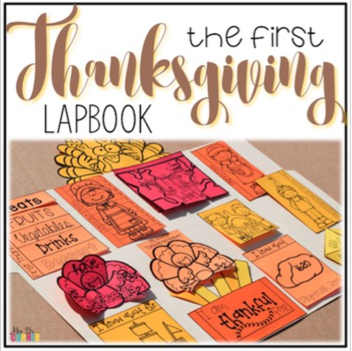 Thanksgiving Lapbook [with 12 foldables] Grades 1-4 – mrsdsshop