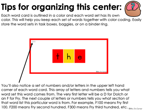 Fry Second 500 Sight Word Keyboarding | Sight Word Activities | Typing ...
