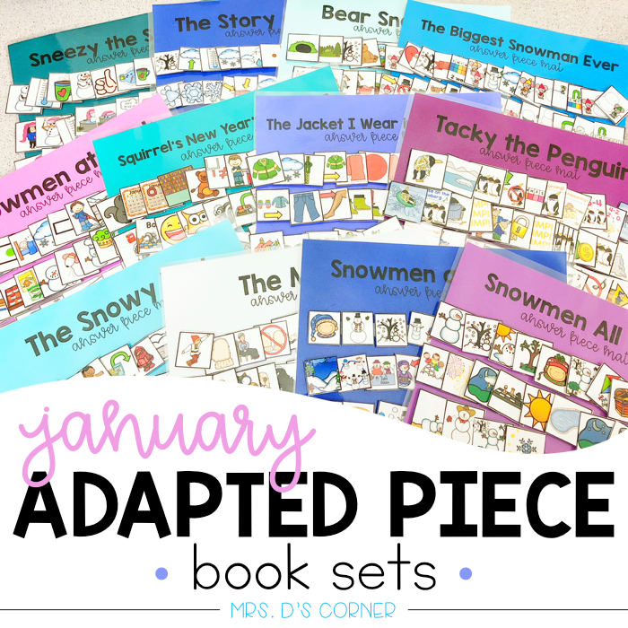 January Adapted Piece Book Sets [ 12 book sets included! ] – mrsdsshop