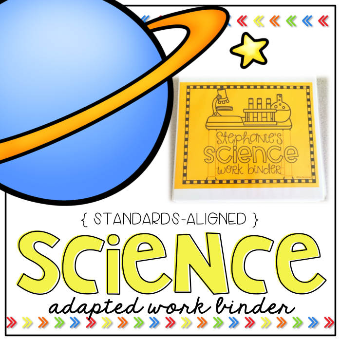 Science Adapted Work Binder® - Grades K to 3 – mrsdsshop