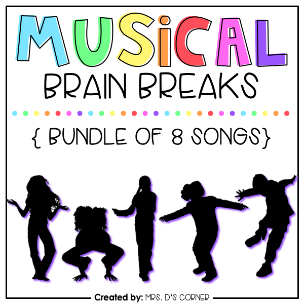 Musical Brain Breaks | Bundle of 8 Songs – mrsdsshop