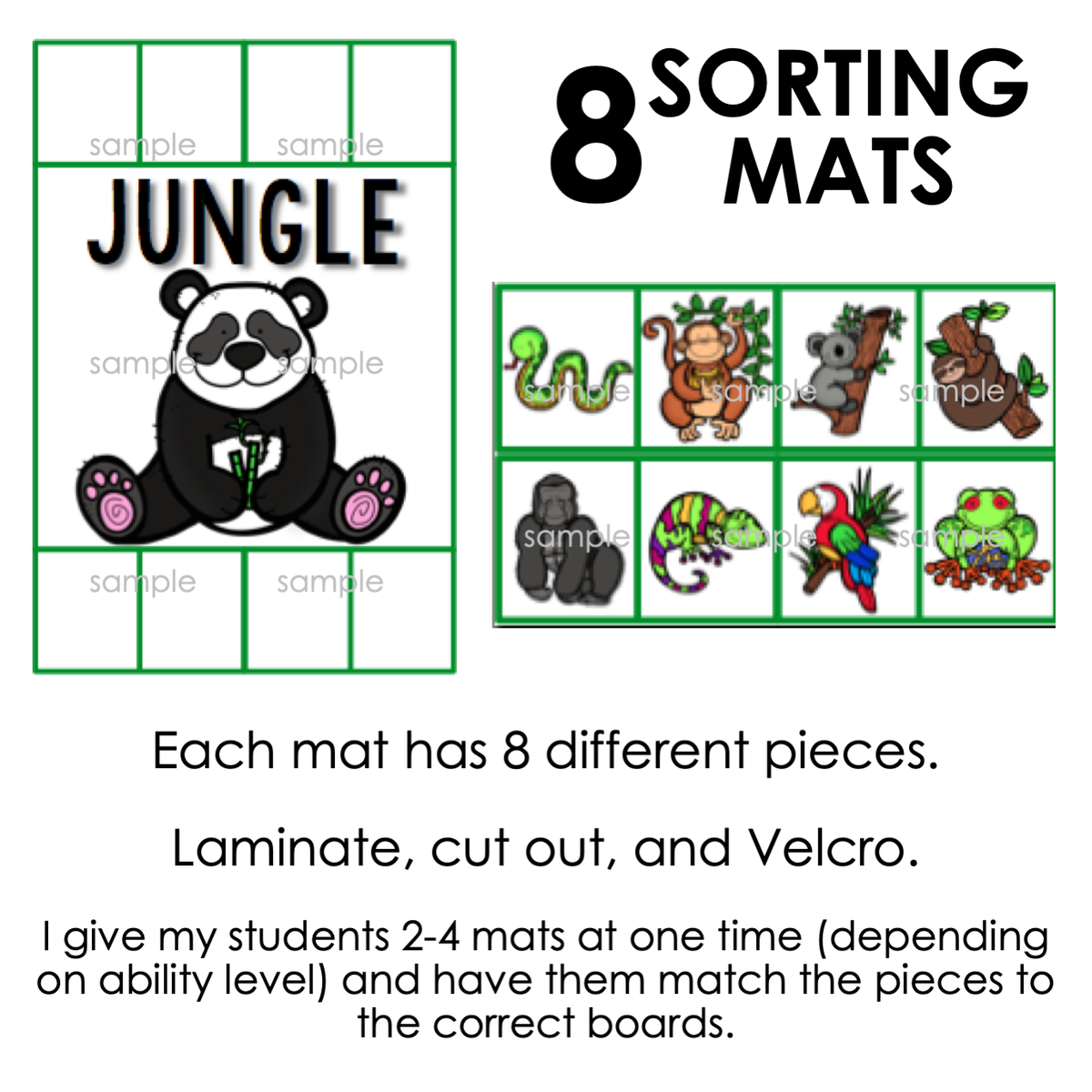 Animal Groups Sorting Mats | Animal Groups Reader + Sorting Activity ...