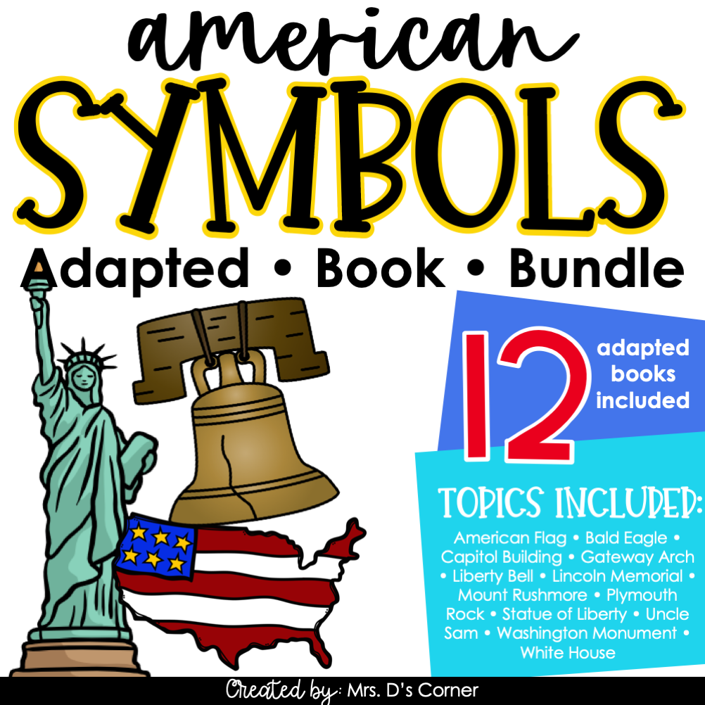 Bundle of American Symbols Adapted Books [Level 1 and Level 2] – mrsdsshop