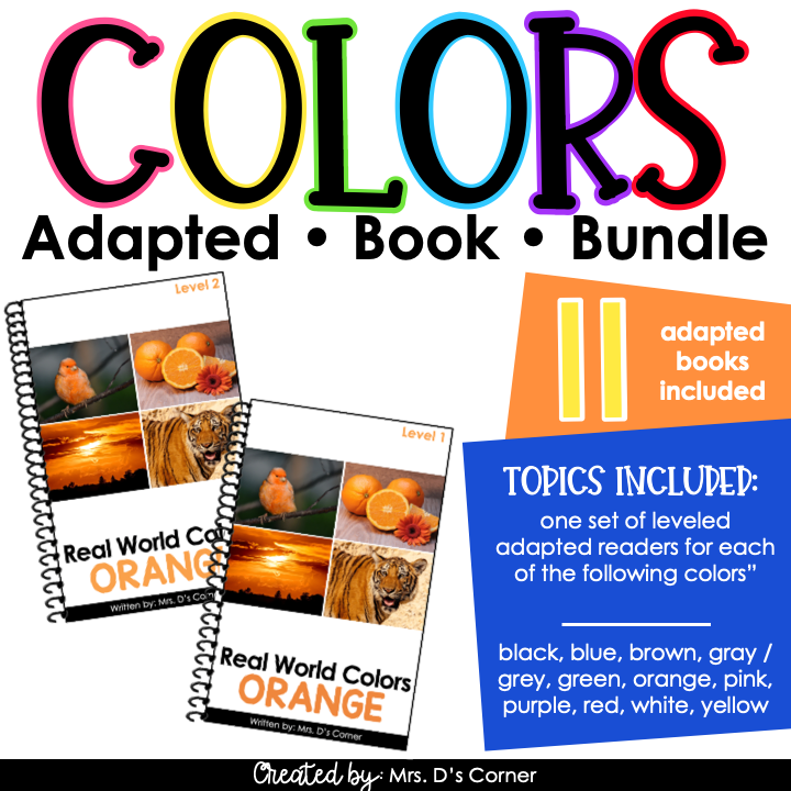 Real Life Colors - Colors Adapted Book Bundle | Real Picture Color Boo ...