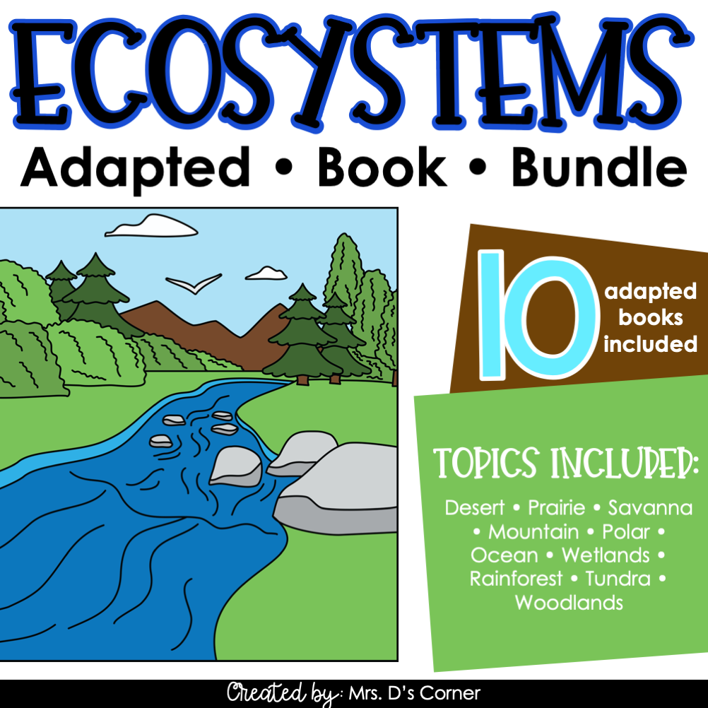 Ecosystems Adapted Book Bundle [Level 1 and Level 2] – mrsdsshop
