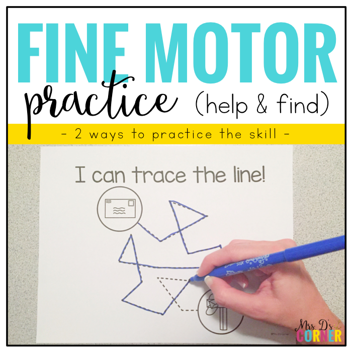 Fine Motor Skills Practice (Help and Find) | Distance Learning – mrsdsshop
