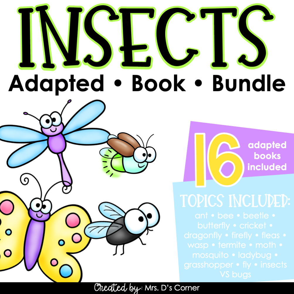 Bundle of Insect Adapted Books [Level 1 and Level 2] – mrsdsshop