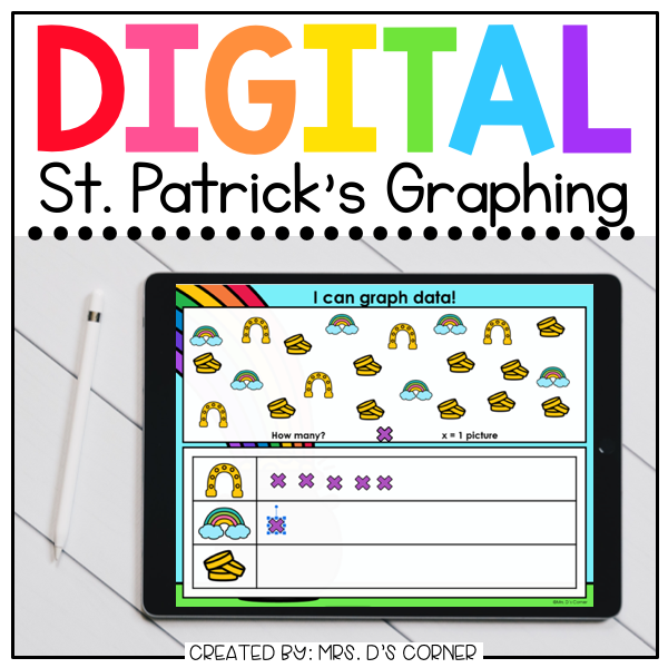 Saint Patrick's Day Graphing Digital Activity | Distance Learning ...