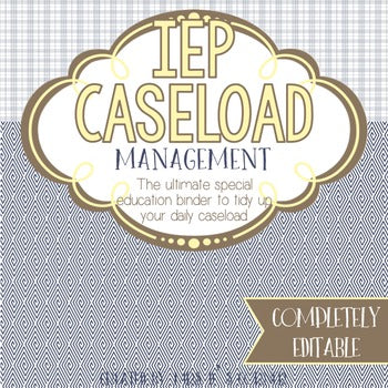 The Ultimate Special Education Binder | For the Boys [editable] IEP Bi ...