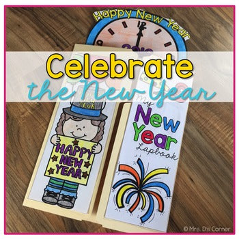 New Years Lapbook { with 12 foldables! } New Year's Resolution – mrsdsshop