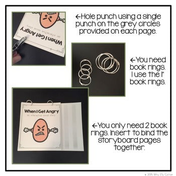 When I'm Angry - Story Interactive Storyboard { for Autism } – mrsdsshop