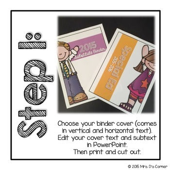 56 Editable Binder Covers and Spines { Melonheadz Theme } – mrsdsshop