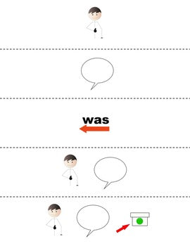 SPED Strips Set 5 {Fluency Strips for SPED} Core Vocabulary Sentence S ...