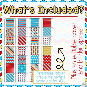 The Ultimate Special Education Binder | Red Blue Yellow [editable] IEP ...