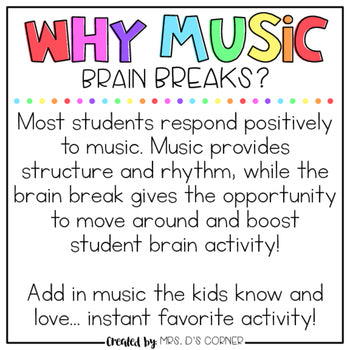 Musical Brain Breaks - Video 8 ( Best Day of My Life ) – mrsdsshop