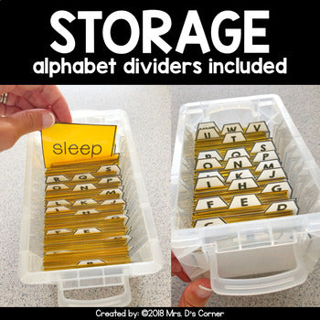 File Folder Spelling for K-3 {1,200+ sight words included!} – mrsdsshop