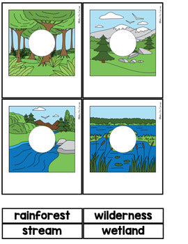 Animal Habitats Missing Pieces Task Box | Task Boxes for Special Educa ...