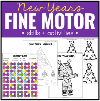 New Year Fine Motor Practice, Skills and Activities – mrsdsshop