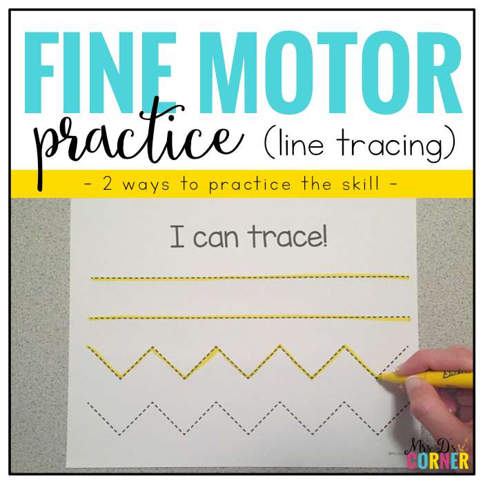 Fine Motor Skills Practice (Tracing Lines) | Distance Learning – mrsdsshop