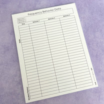 Frequency Behavior Data Notepad | 50 Sheets – mrsdsshop