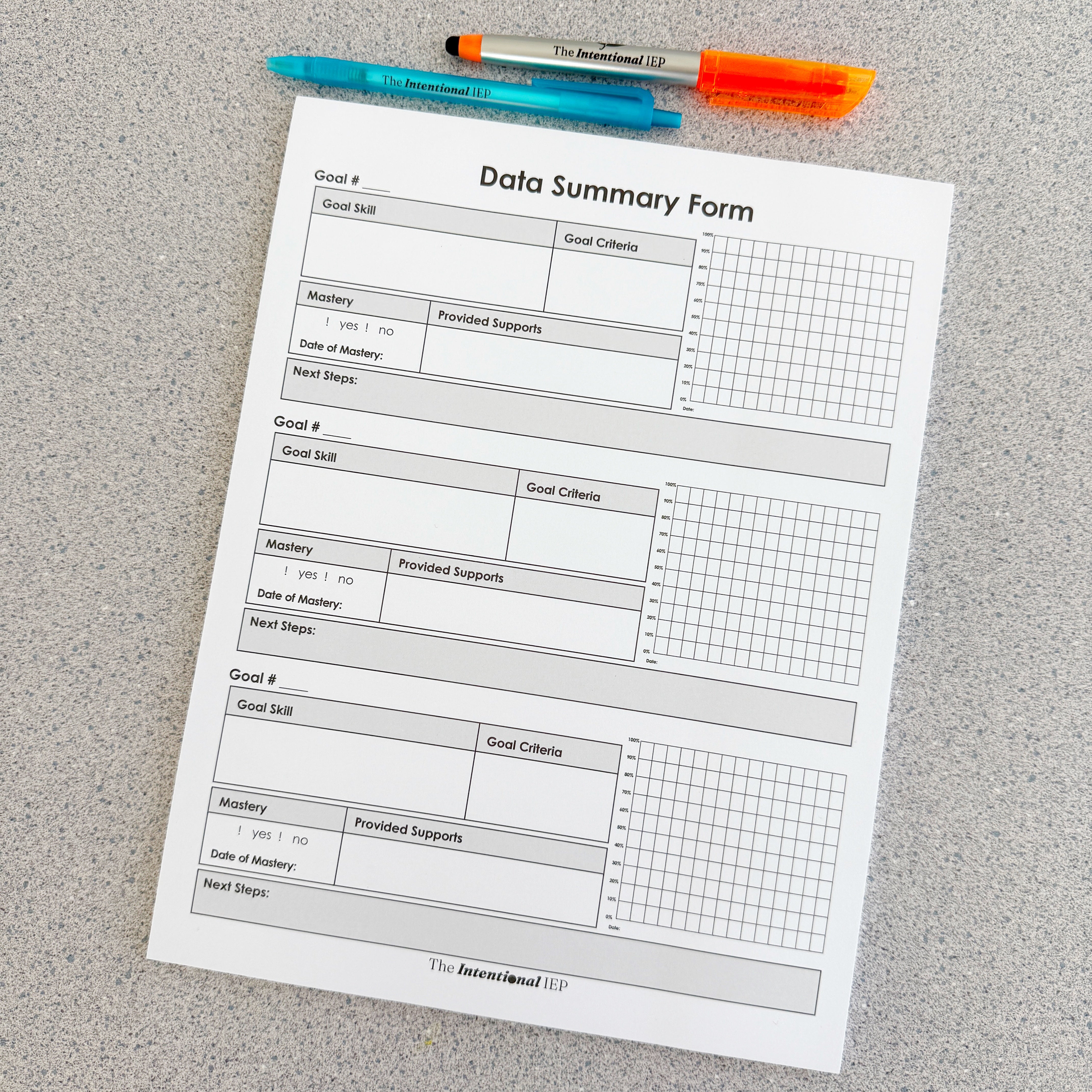 Data Analysis Summary Data Notepad | 50 Sheets – mrsdsshop