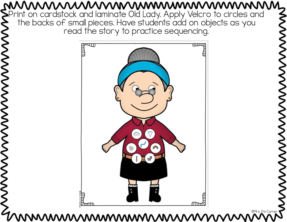 Old Lady Swallowed a Rainbow Book Companion [4 different activities ...