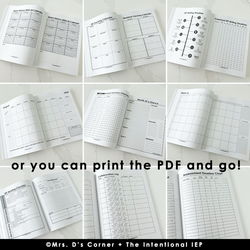 The Special Educator's All-in-One IEP Lesson Planner | Digital Downloa ...