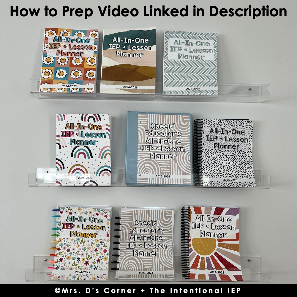 The Special Educator's All-in-One IEP Lesson Planner | Digital Downloa ...