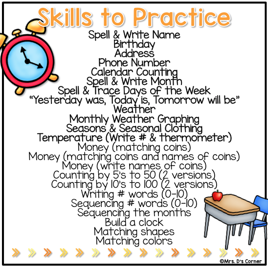 Morning Adapted Work Binder® (for Special Needs) | Adapted Morning Wor ...