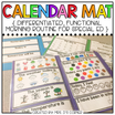 Interactive Calendar Mats for the Special Education Classroom | Calend ...