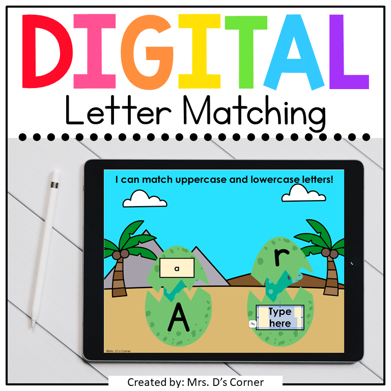 Dinosaur Alphabet Letters Digital Activity | Distance Learning – mrsdsshop