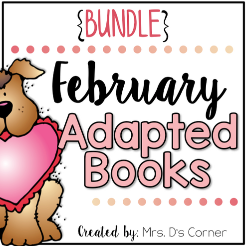 February Adapted Books [Level 1 and Level 2] | Digital + Printable Ada ...