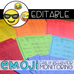 Editable Emoji Daily Behavior Monitoring Form | Communication Notebook ...