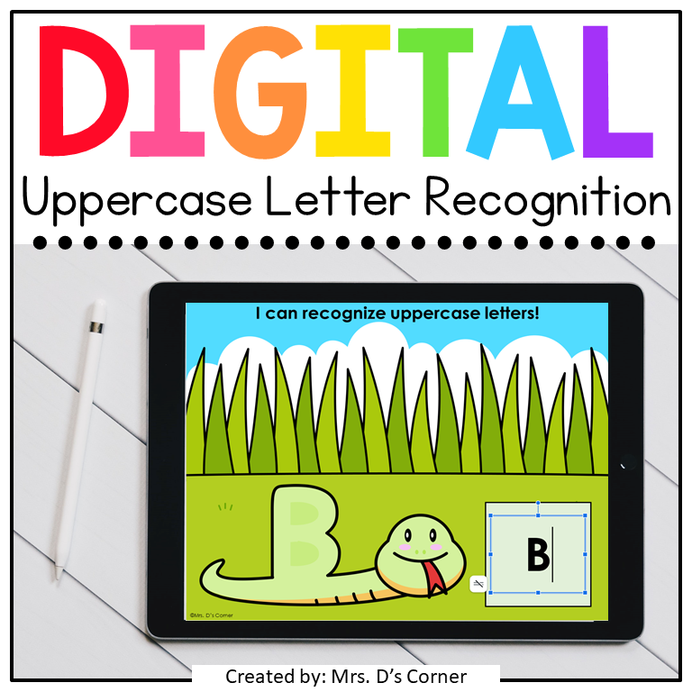 Recognize Uppercase Letters Digital Activity | Distance Learning ...