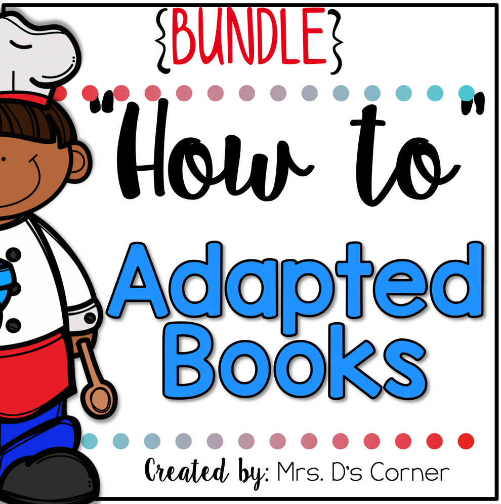 BUNDLE "How to Make" Adapted Books [Level 1 and Level 2] Visual Recipe ...
