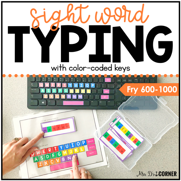 Fry Second 500 Sight Word Keyboarding | Sight Word Activities | Typing ...