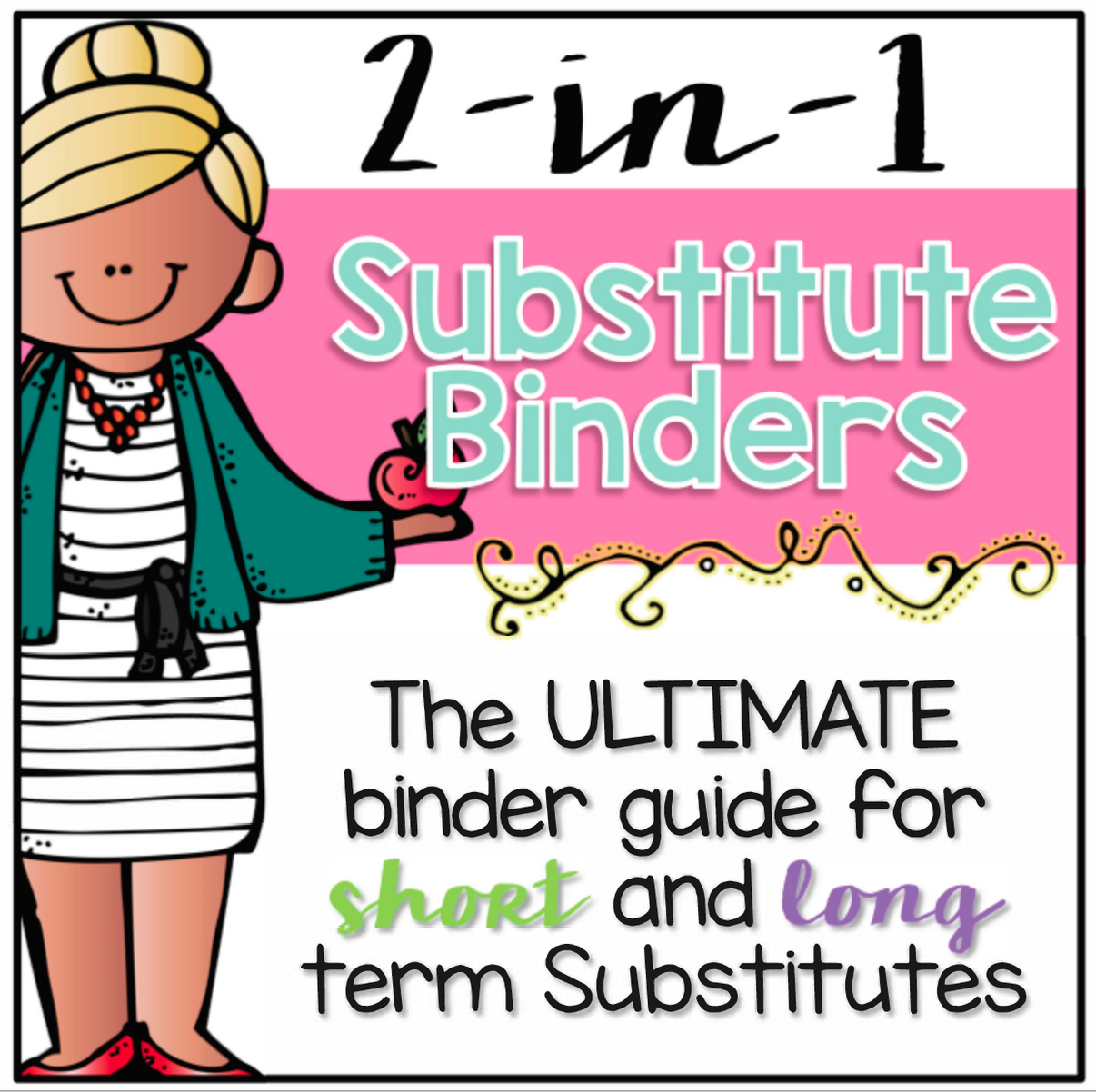 Substitute Binder EDITABLE [for Short and Long Term Subs] Melonheadz ...