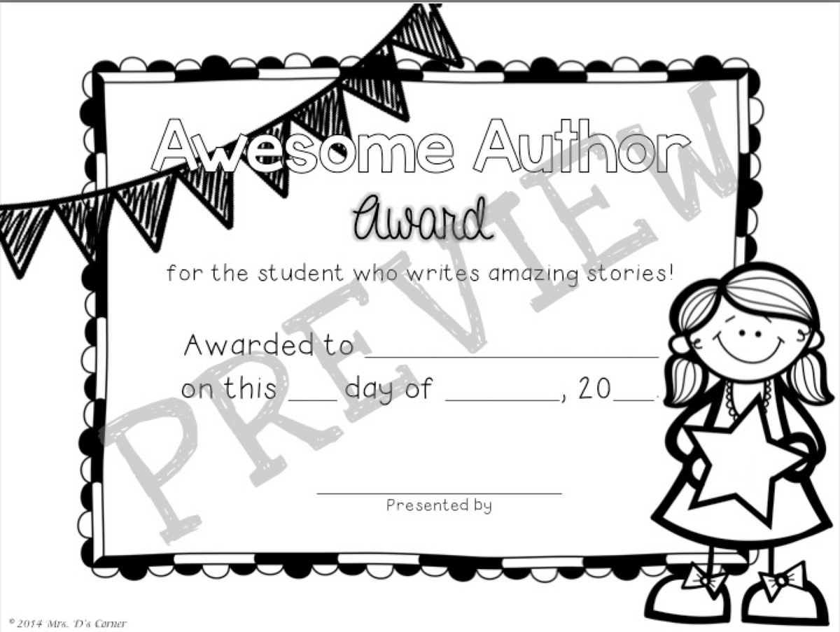 End of the Year Award Certificates - 35 EDITABLE Certificates {Color ...
