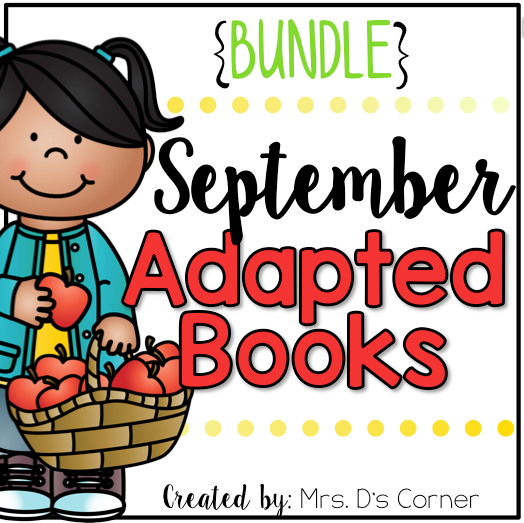 September Adapted Books [Level 1 and Level 2] | Digital + Printable ...