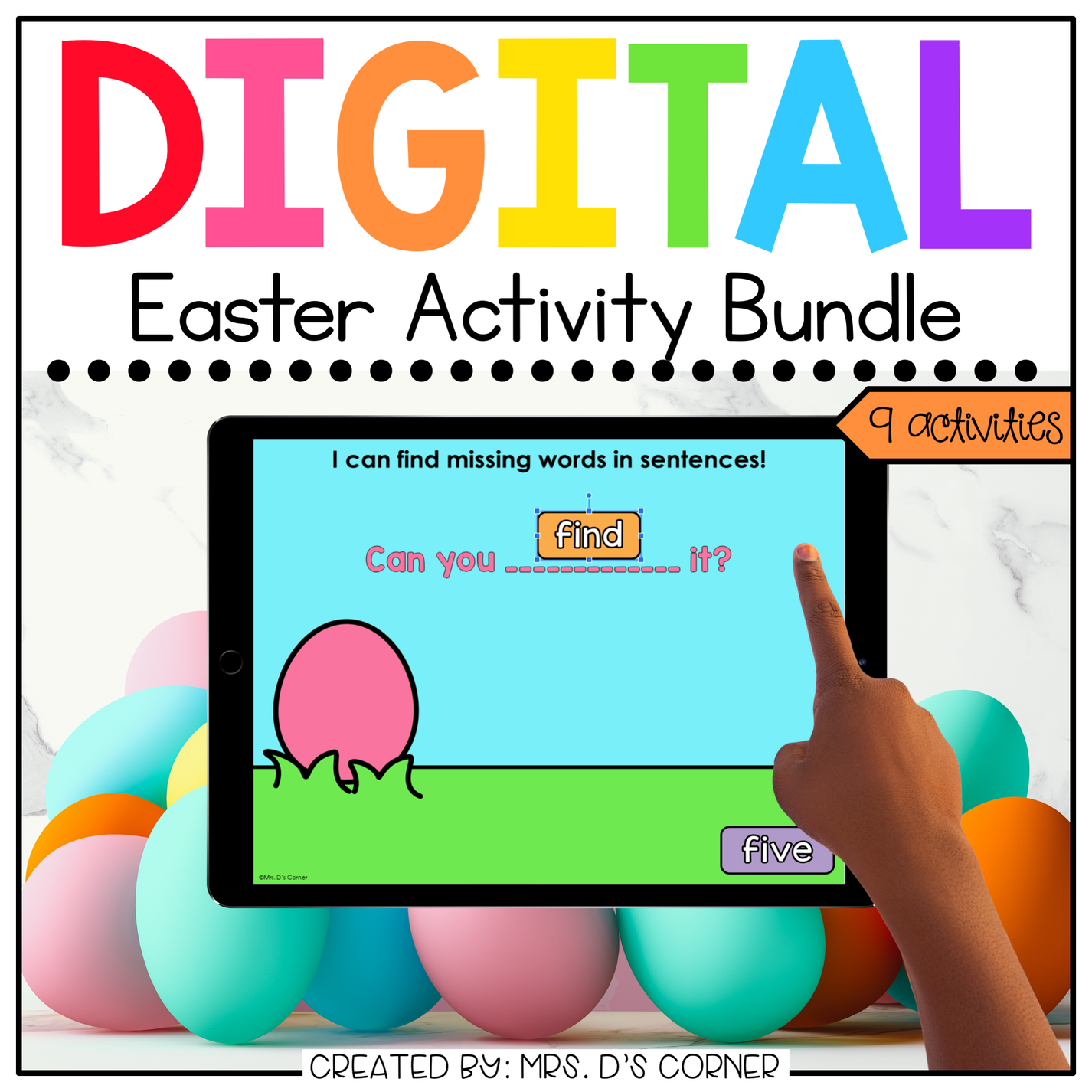 Easter Digital Activity Bundle | Distance Learning – mrsdsshop