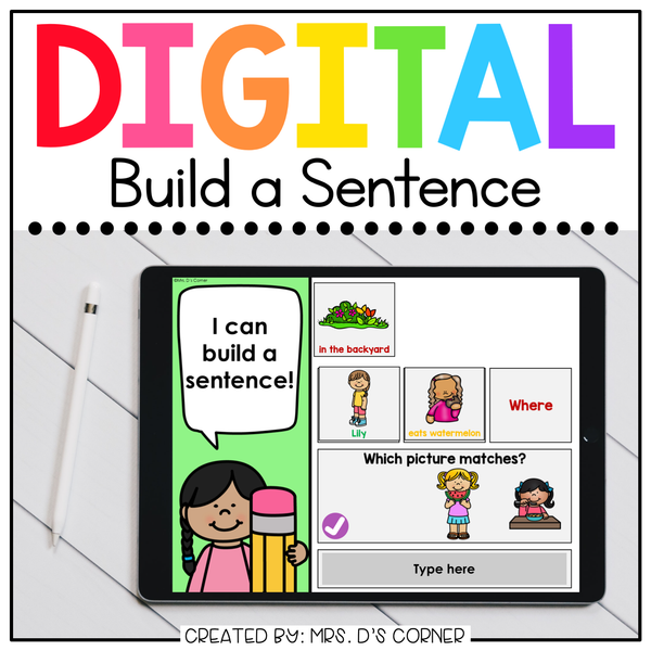 Build a Sentence End of Year Digital Activity | Distance Learning ...