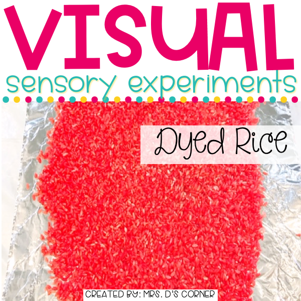 Visual Sensory Experiments [BUNDLE of 12 Sensory Activities] – mrsdsshop